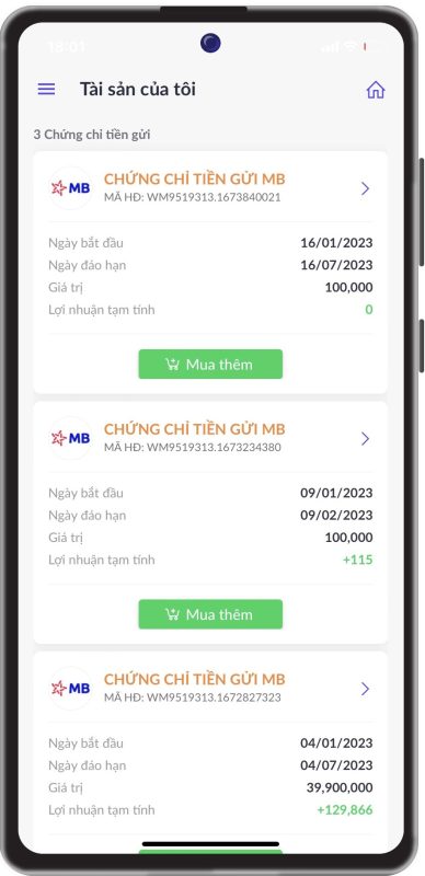 Kiểm tra thông tin CCTG - Digi Invest